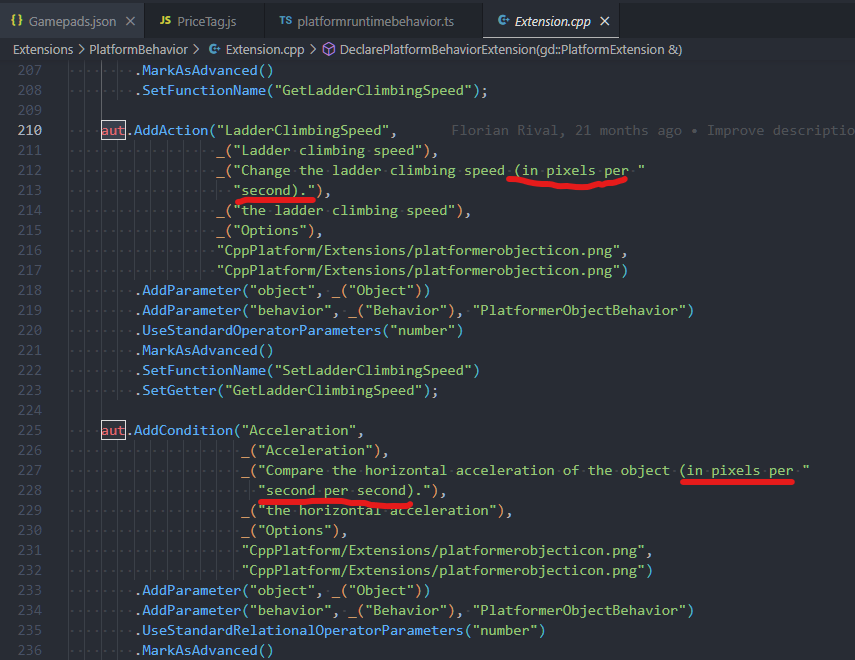 Units in GDevelop · Issue #4452 · 4ian/GDevelop · GitHub