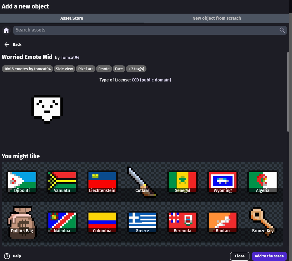 Emotes By Tomcat94 · Issue #4541 · 4ian/GDevelop · GitHub