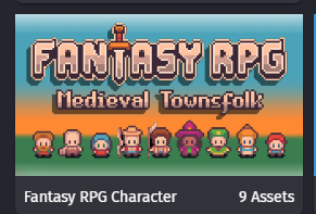 Fantasy RPG character pack By Franuka · Issue #4487 · 4ian/GDevelop ...