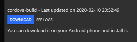 cordova-build shown in the UI could be named Android Export instead · Issue #1421 · 4ian ...