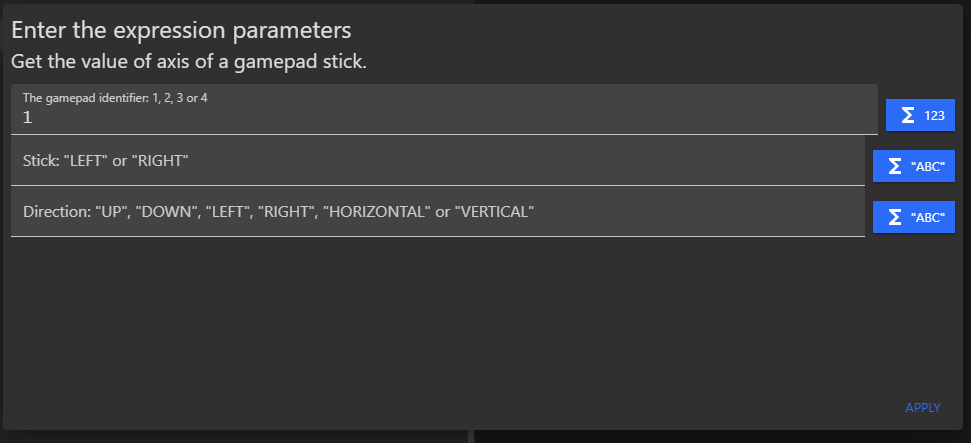 Show the descriptions of expressions are in the expressions selector. · Issue #2003 · 4ian ...
