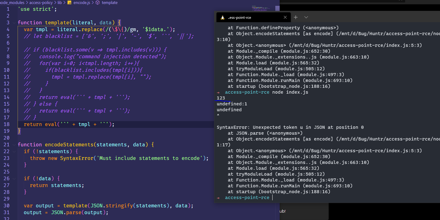 Security Fix for Arbitrary Code Execution - huntr.dev by huntr-helper ...