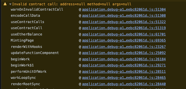 Breaking: Getting Invalid Contract Call using useEtherBalance with v0.5.6 · Issue #396 ...