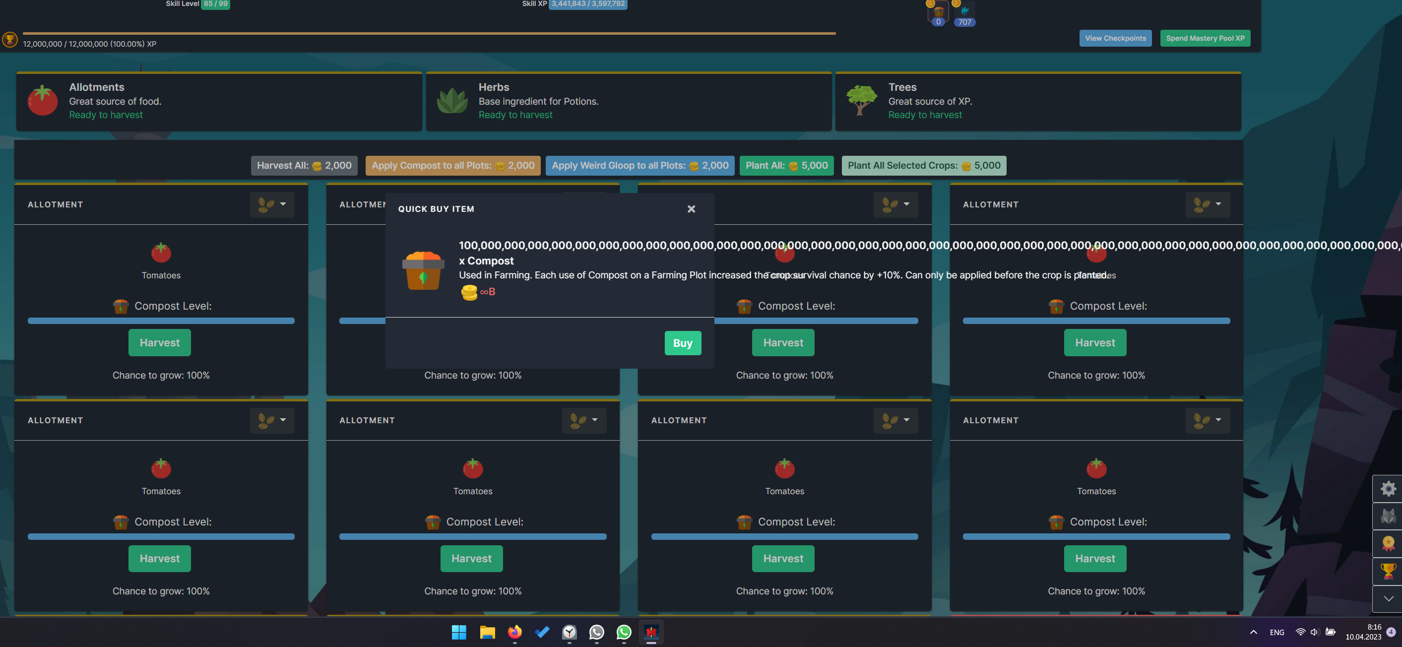 [Bug]: Big number in shop quantity · Issue #3299 · MelvorIdle/melvoridle.github.io · GitHub