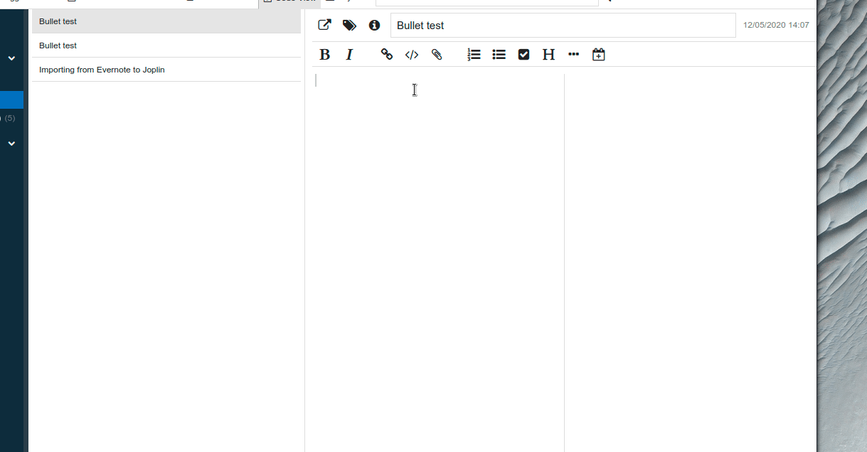 Tab in an ordered list indents the wrong line · Issue #3204 · laurent22/joplin · GitHub