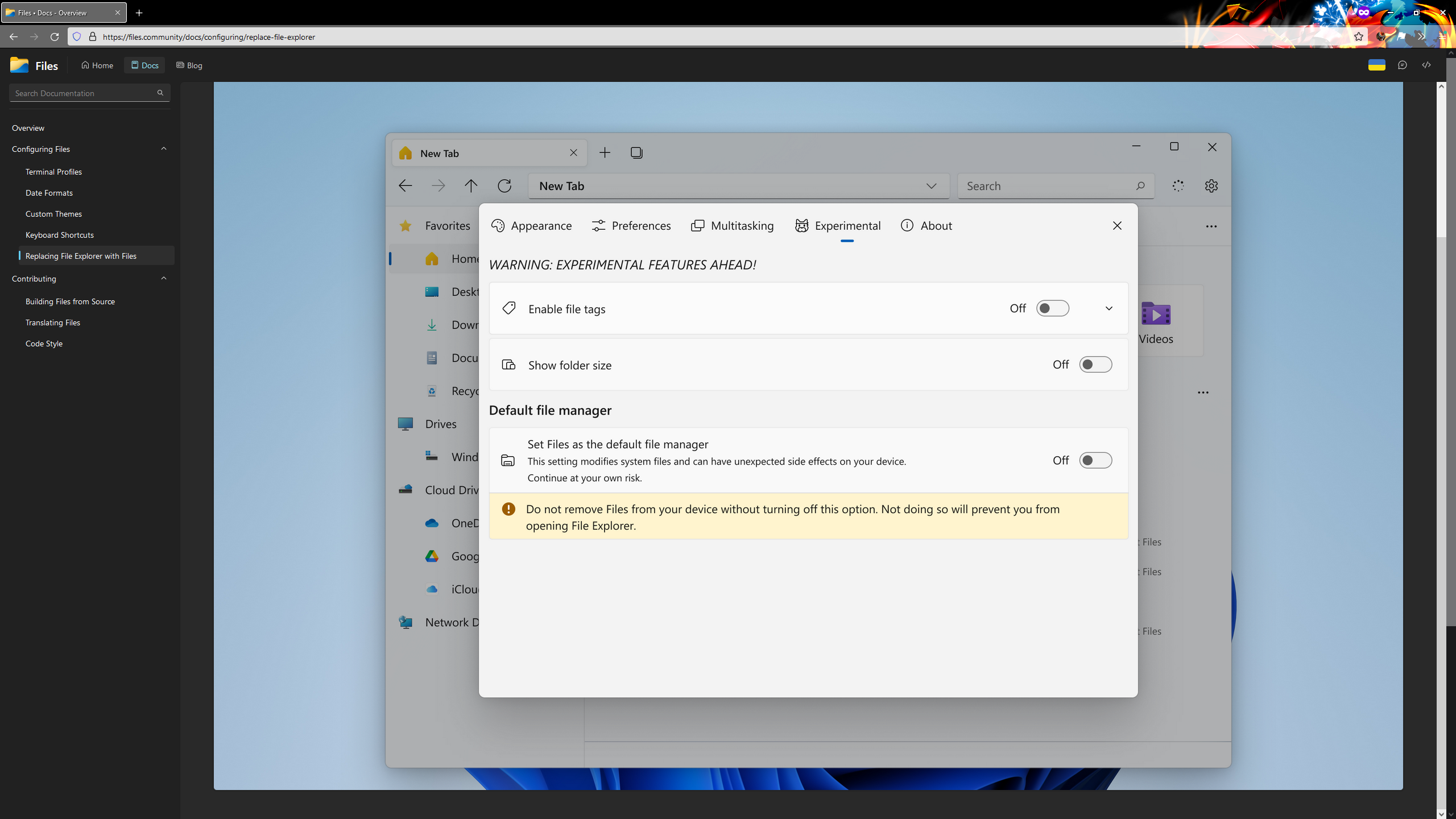 Files cannot be removed as the default file manager · Issue #8813 · files-community/Files · GitHub