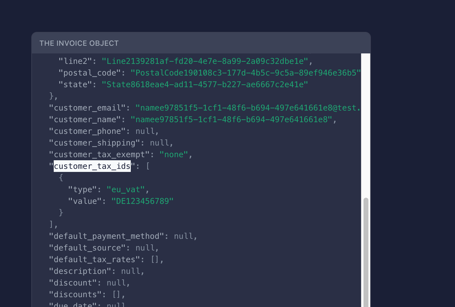 馃悰 Source Stripe Missing Field Customer Tax Ids In Stripe Connector Invoices Stream 路 Issue