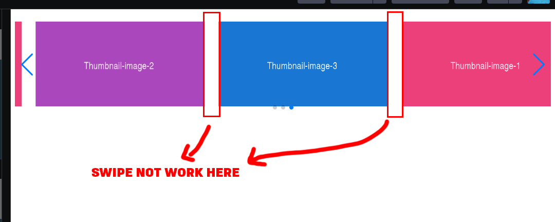 Swiper 8 - the spaceBetween "GAP" is not swipeable between all slides · Issue #5906 ...