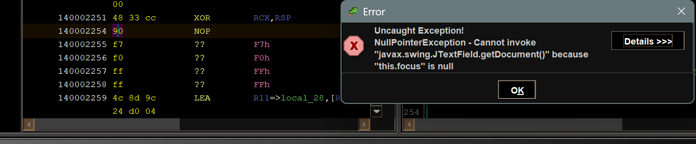 Uncaught NPE when double tapping on a dropdown item · Issue #4604 · NationalSecurityAgency ...