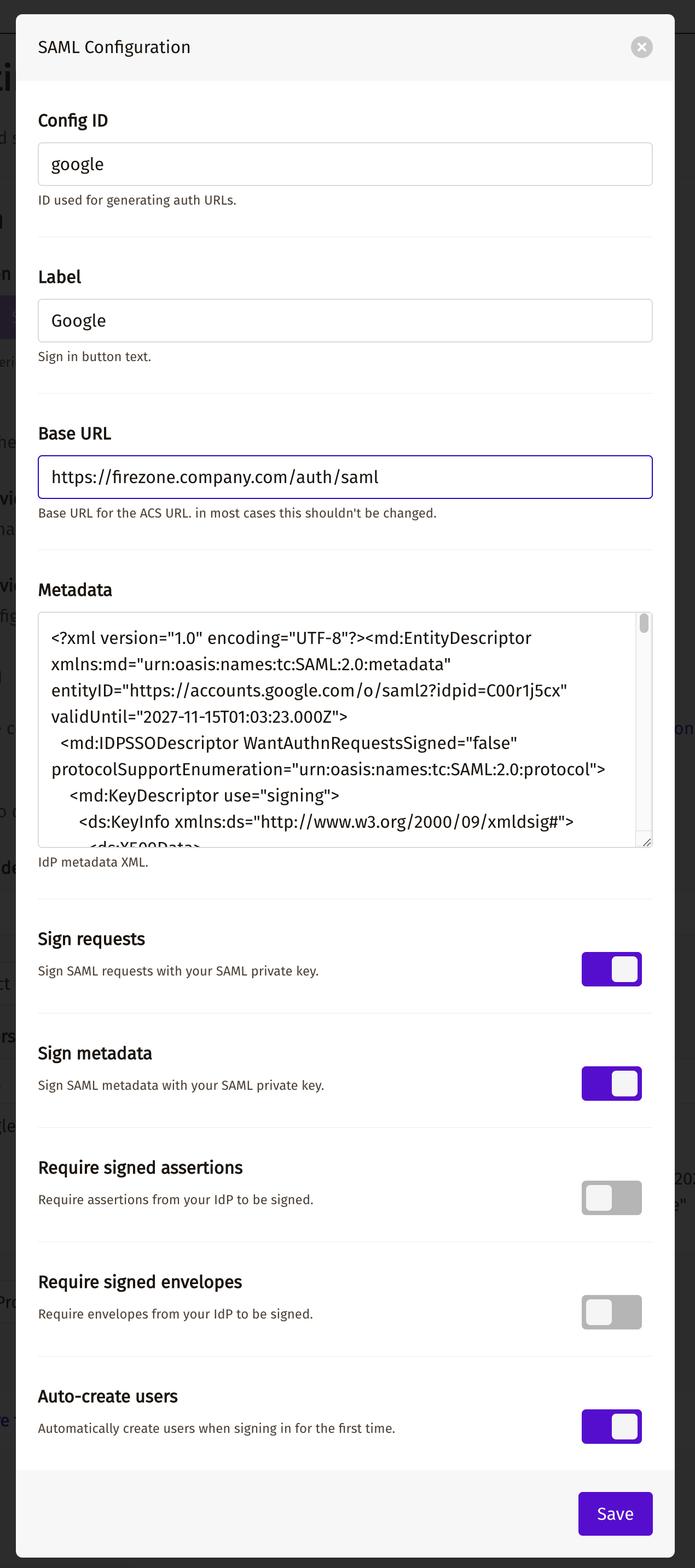 SAML authentication details · Issue #1049 · firezone/firezone · GitHub