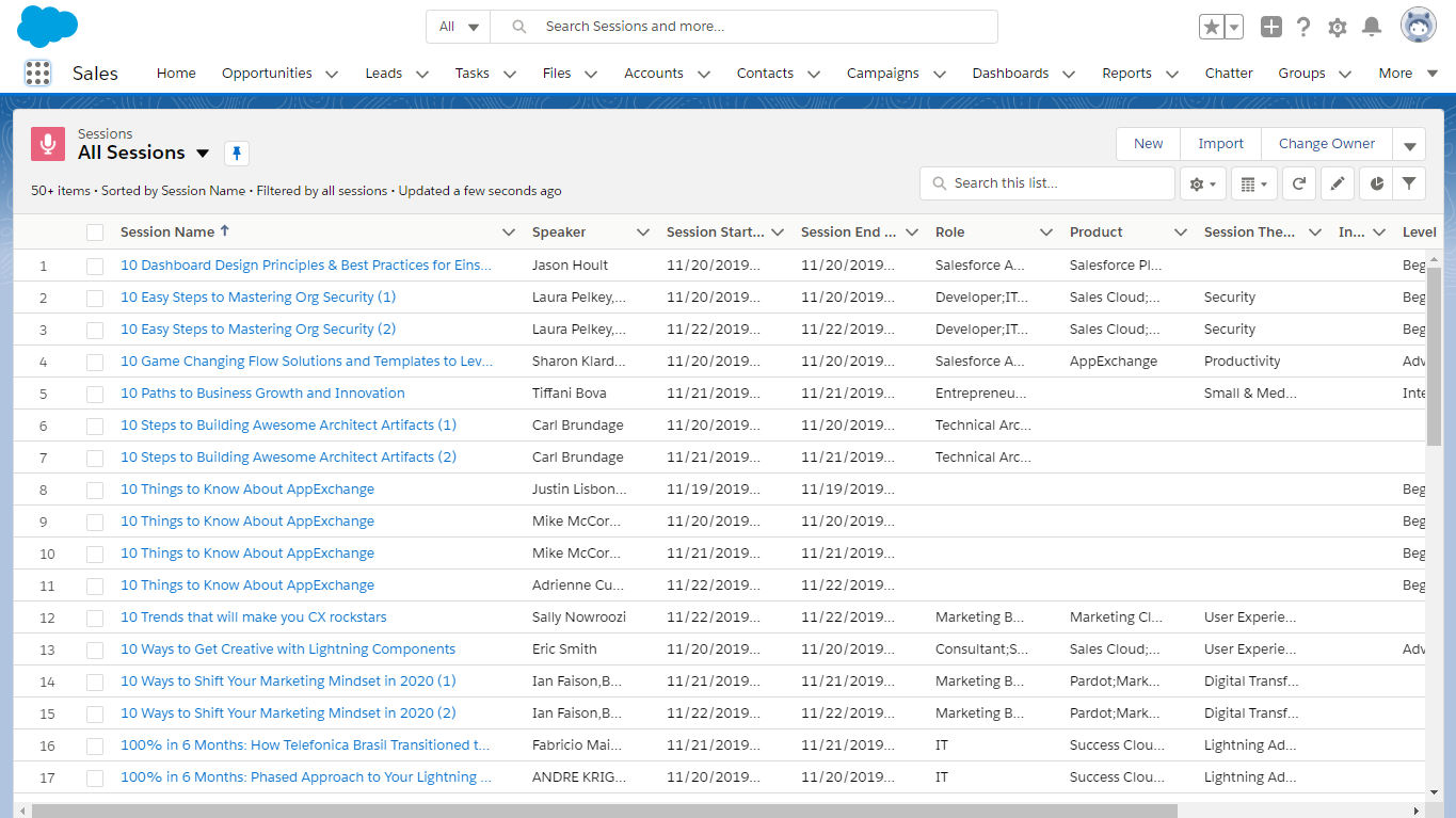 GitHub - shrutis22/Dreamforce-2019: Download Sessions to Your Org and Plan Your Dreamforce ...