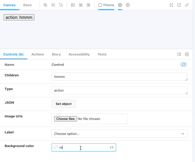 Addon controls: Color control does not reset when clicking on reset controls · Issue #14978 ...