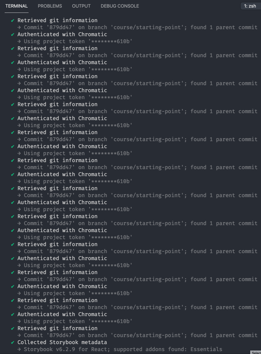 CLI runs slowly as it gets stuck in retrieving git information + authenticating with chromatic ...