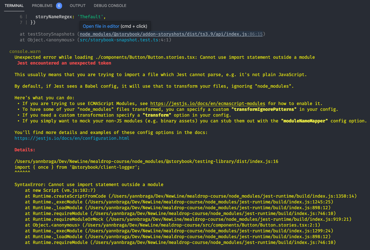 How does addon interactions work with storyshots? · Issue #16382 · storybookjs/storybook · GitHub