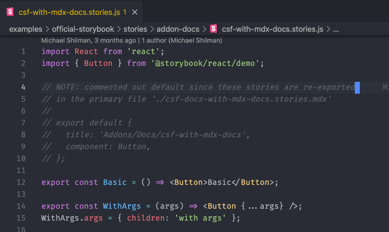 StoryStore v7: CSF + MDX stories throws error · Issue #16421 · storybookjs/storybook · GitHub