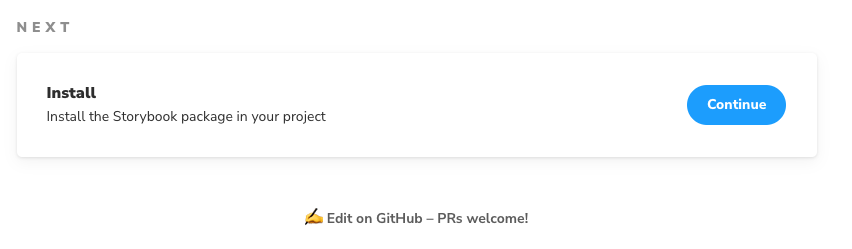 Button next section for the docs · Issue #16654 · storybookjs/storybook · GitHub