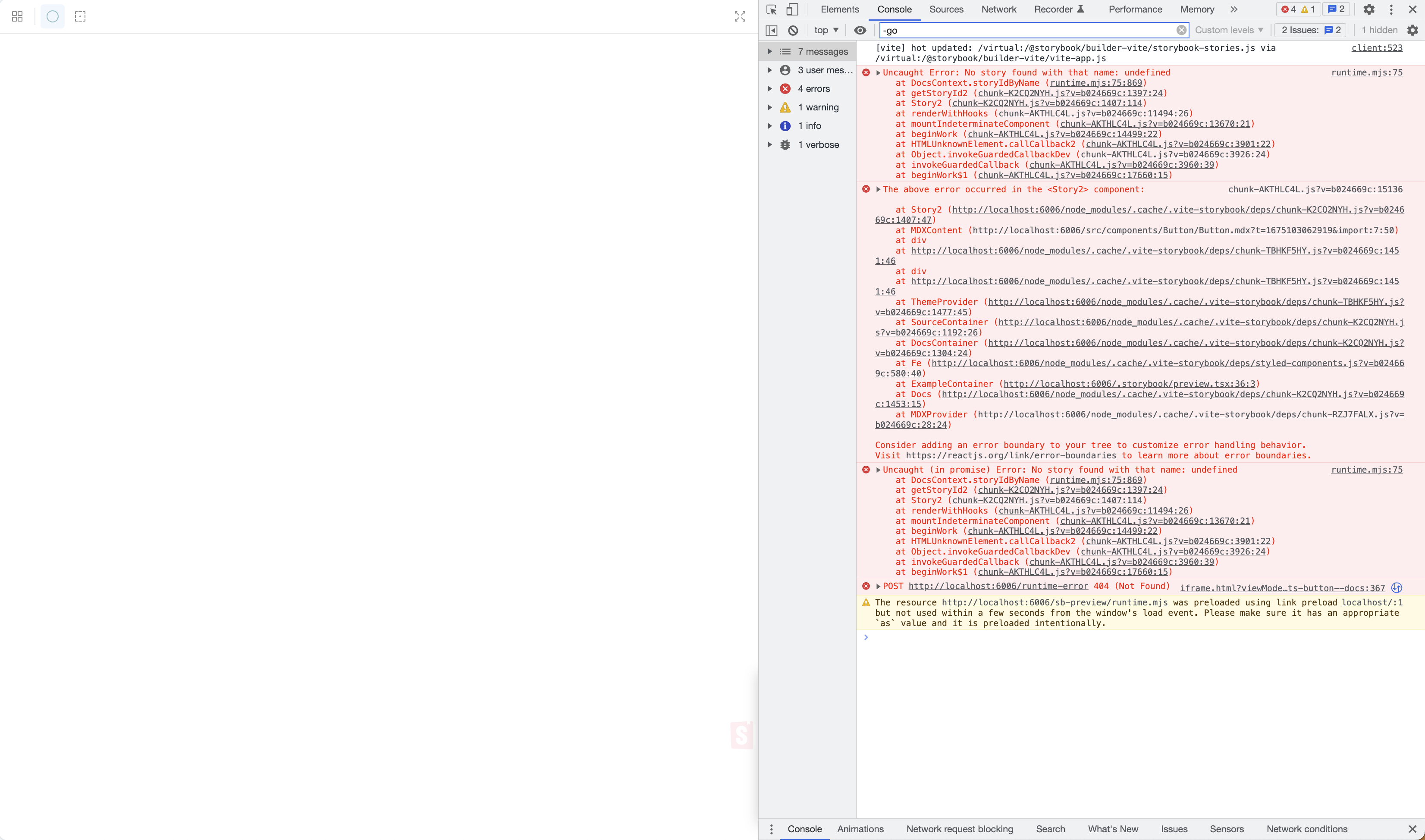 [Bug]: Preview breaks in MDX when Story block `of` property is undefined · Issue #20841 ...