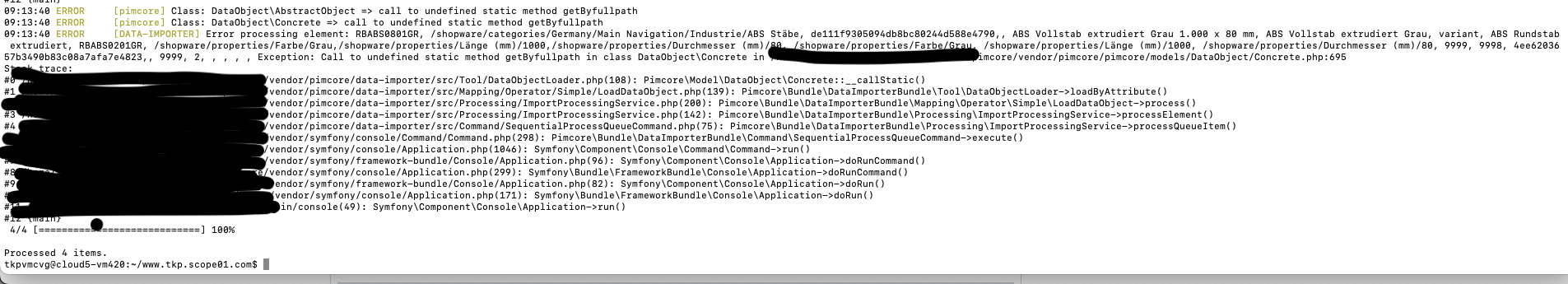 [Bug]: Call to undefined method (using LoadDataObject Pipline) · Issue #271 · pimcore/data ...