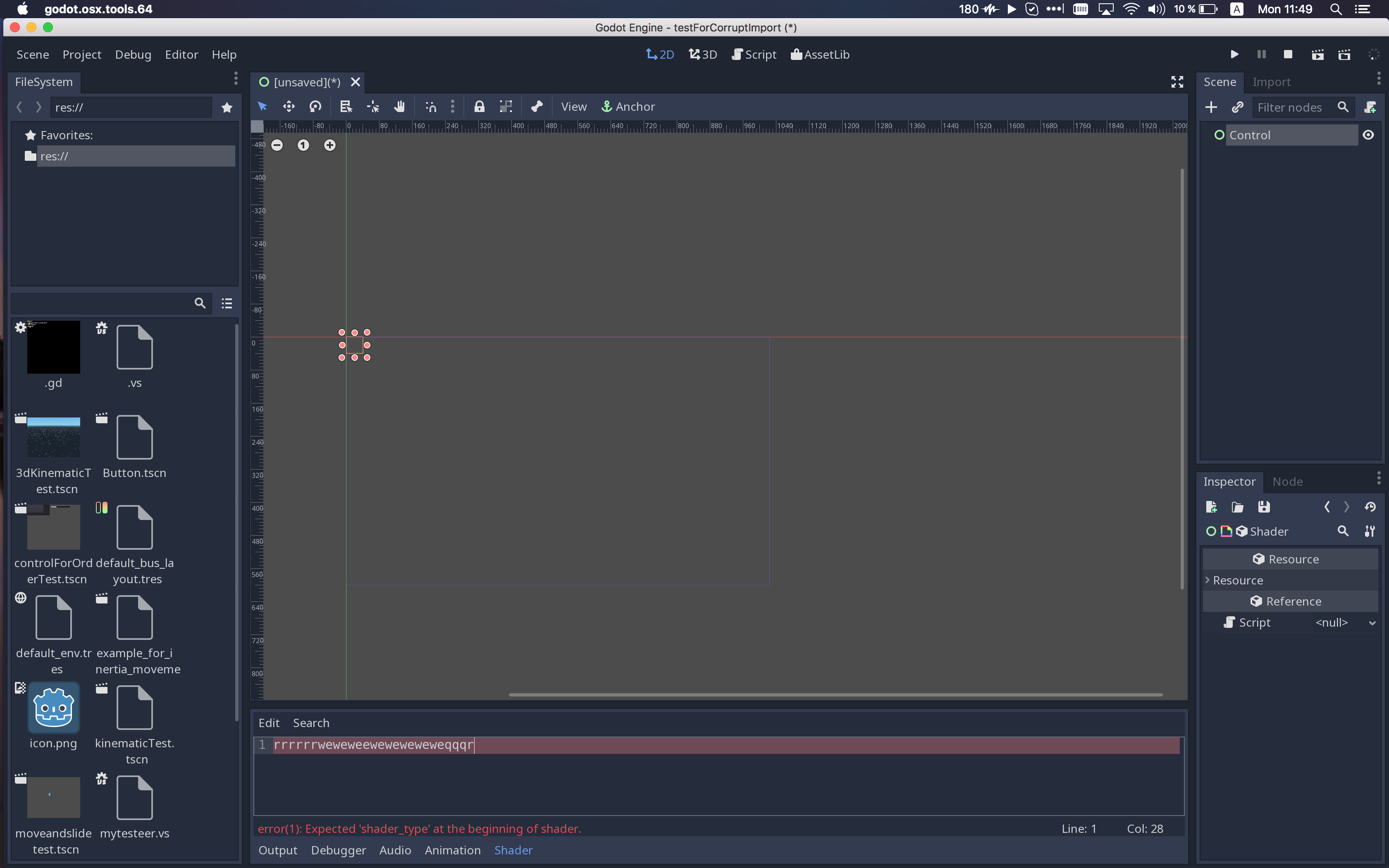 Shader editor triggers viewport shortcuts on macOS · Issue #11556 · godotengine/godot · GitHub