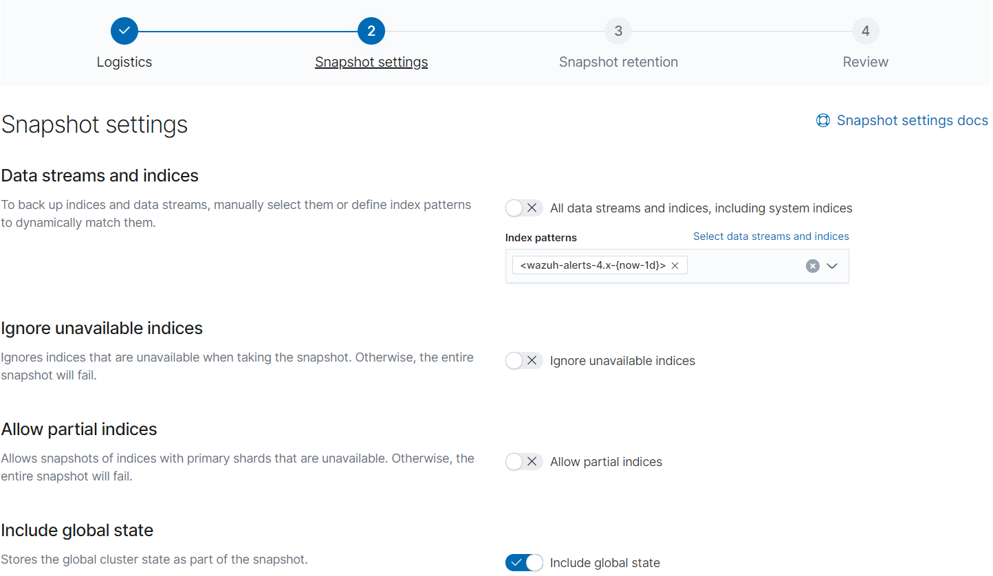 Snapshot And Restore Index Backup Error · Issue 7256 · Wazuh Wazuh · Github