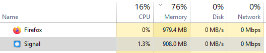 Signal RAM usage is too high (memory leak) · Issue #4054 · signalapp/Signal-Desktop · GitHub