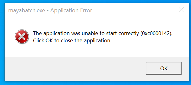 mayabatch.exe - application error · Issue #1310 · AcademySoftwareFoundation/OpenCue · GitHub