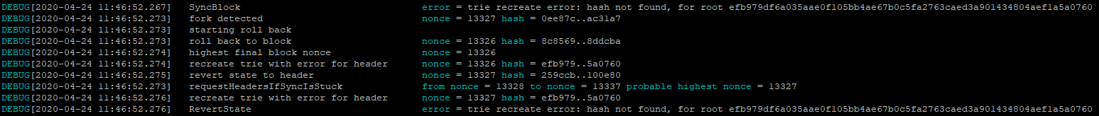 fork inducing duplicate nodes - revert failing - shard 3 dead v1.0.109 · Issue #1460 ...