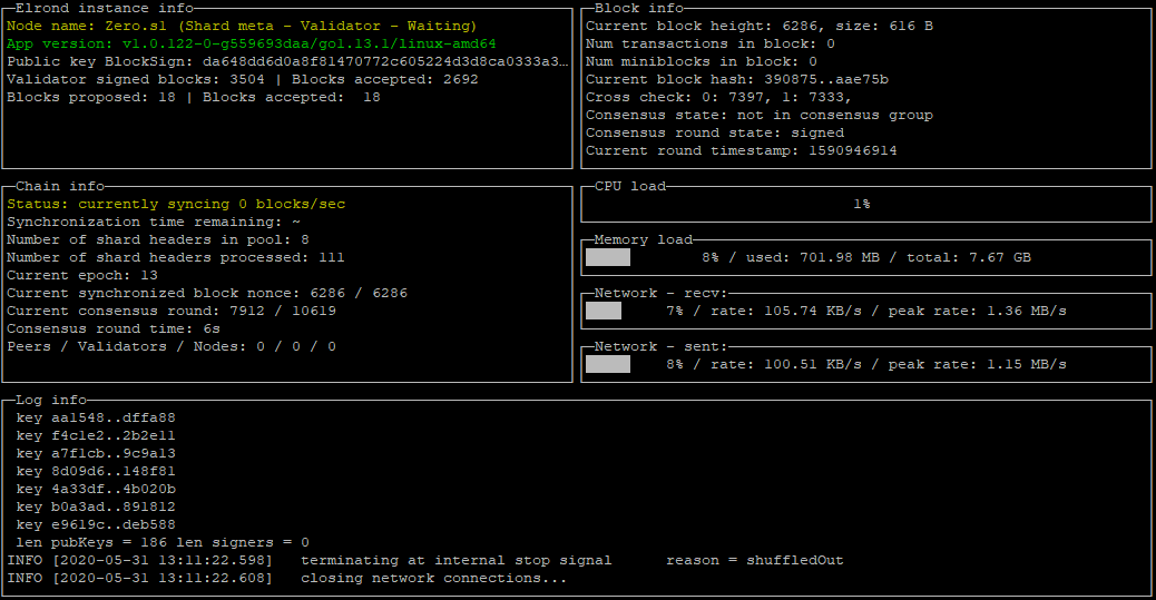 Node terminated with stop signal after re-stake v1.0.122 · Issue #1831 · multiversx/mx-chain-go ...