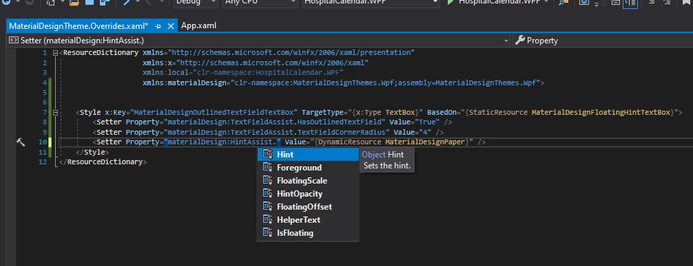 HintAssist Background property not exposed · Issue #1819 · MaterialDesignInXAML ...