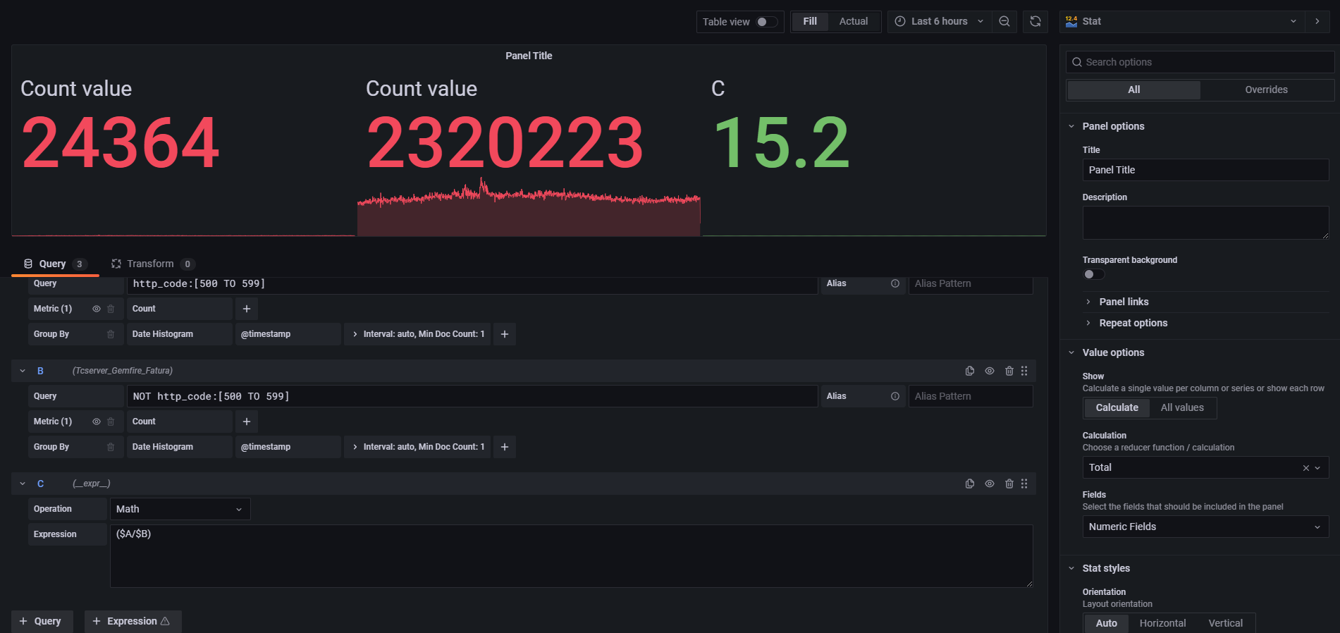 Math Expression - Stat Panel · Issue #38562 · grafana/grafana · GitHub
