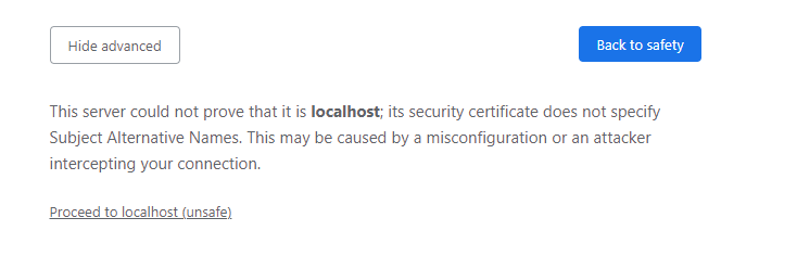 [BUG] cannot open SF management portal; seeing "ERR_CONNECTION_RESET ...