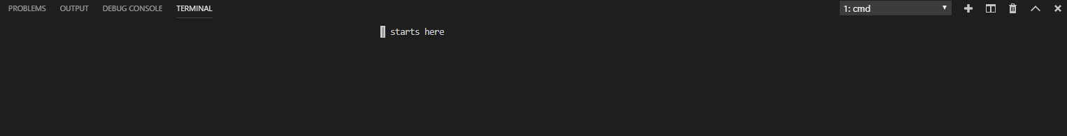Integrated terminal not displaying anything when started · Issue #68060 ...