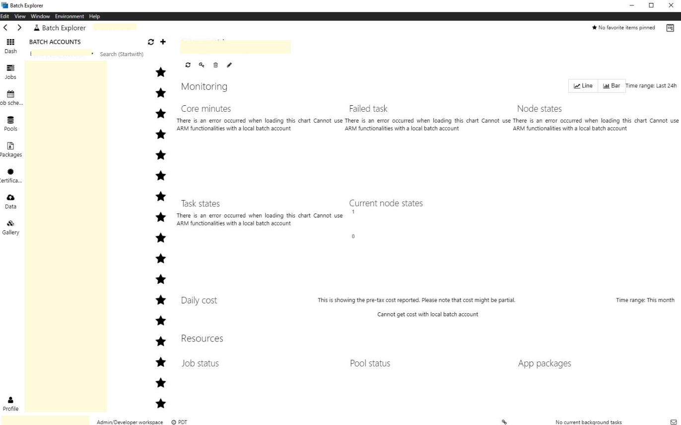 Freezing when refreshing Batch Explorer · Issue #2306 · Azure/BatchExplorer · GitHub