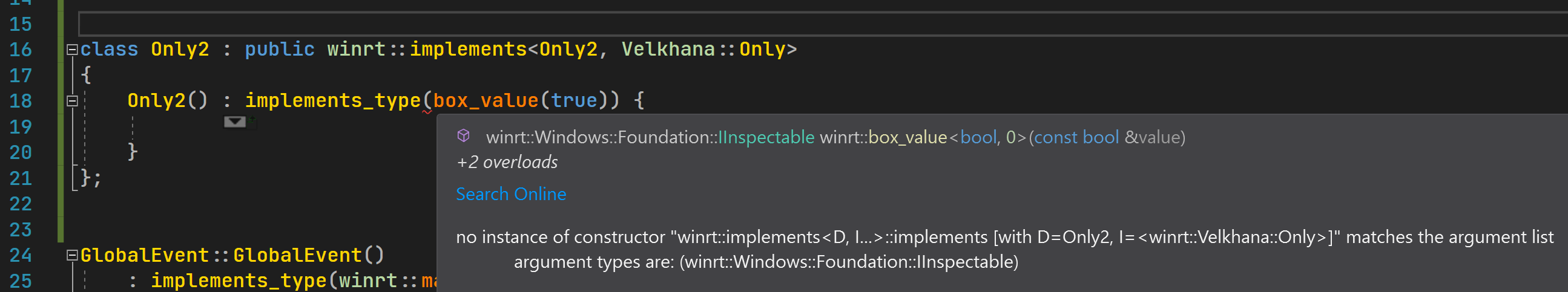 [Qustion] Unable to initialize the base class of projected type. · Issue #1027 · microsoft ...