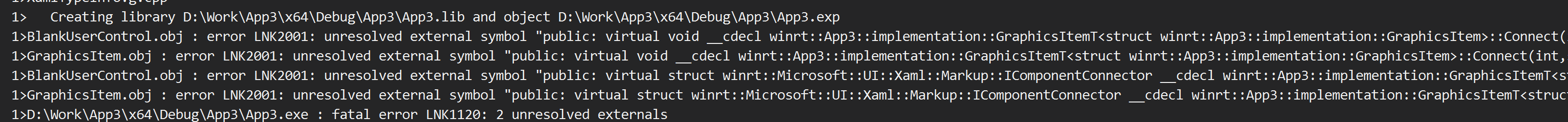 [1.1 Preview 2] The `Connect` function in the file `xaml.g.hpp` cannot be called . · Issue #6999 ...