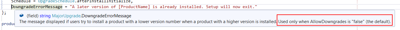 What diffrences in WixSharp projects? · Issue #1063 · oleg-shilo/wixsharp · GitHub