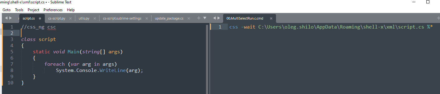 Question about executing the BAT file in the menu · Issue #16 · oleg-shilo/shell-x · GitHub