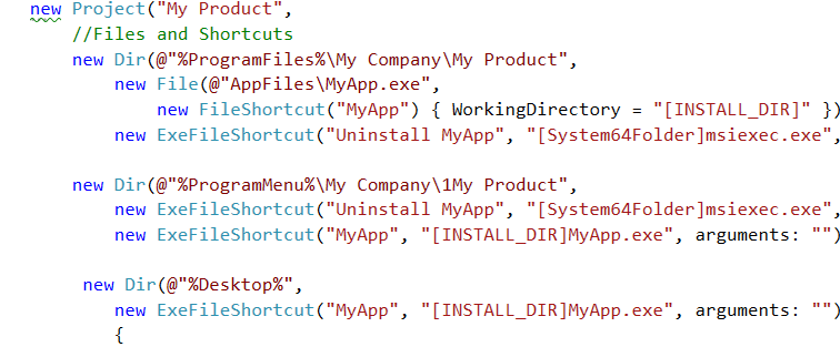 Create Shortcut on Desktop to dotnet.exe · Issue #608 · oleg-shilo/wixsharp · GitHub