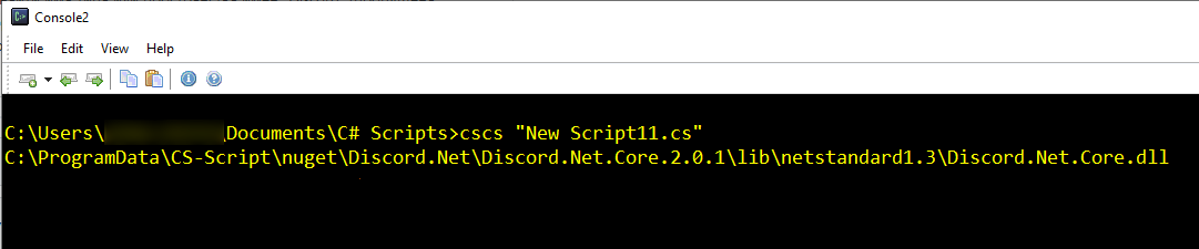 Install nuget package · Issue #153 · oleg-shilo/cs-script · GitHub