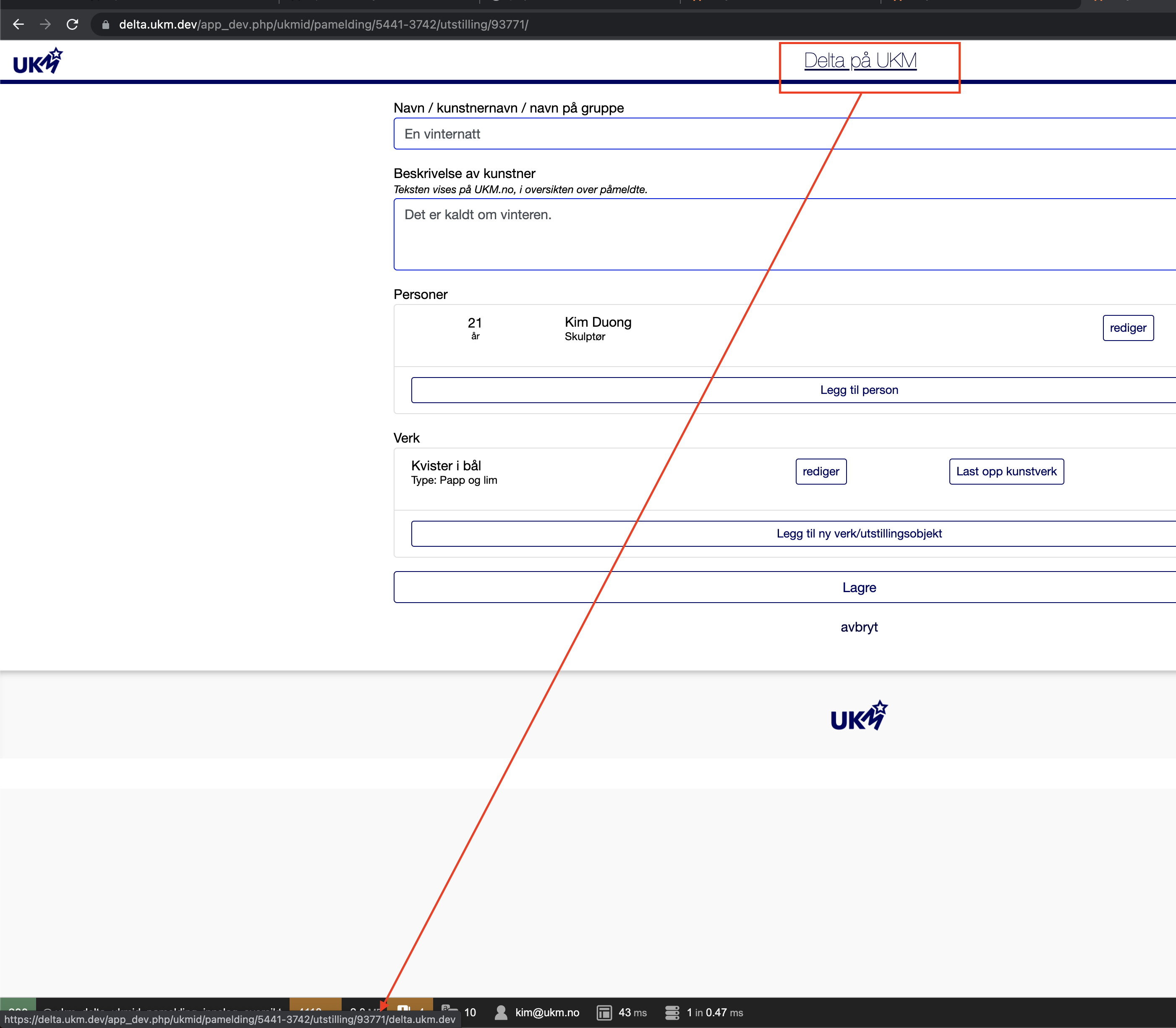 Feil path når trykker på 'Delta på UKM'? · Issue #367 · UKMNorge/UKMdelta · GitHub
