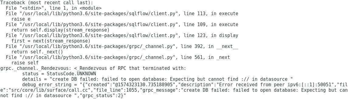 Connect Mysql with sqlflow failed · Issue #1220 · sql-machine-learning/sqlflow · GitHub