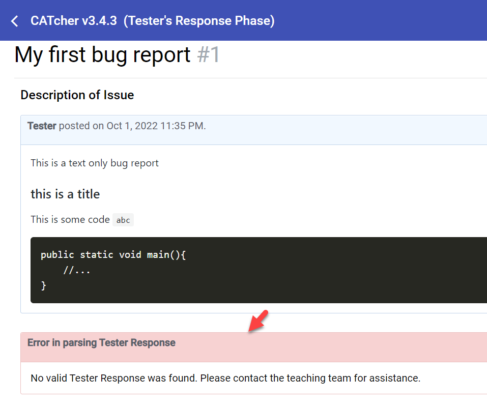 Tester responses: All bugs are marked as 'Faulty Issues' · Issue #1014 ...