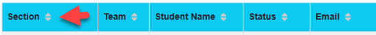 Sort Icons In Info Table Headings Are Hard To See · Issue 12407 · Teammatesteammates · Github 