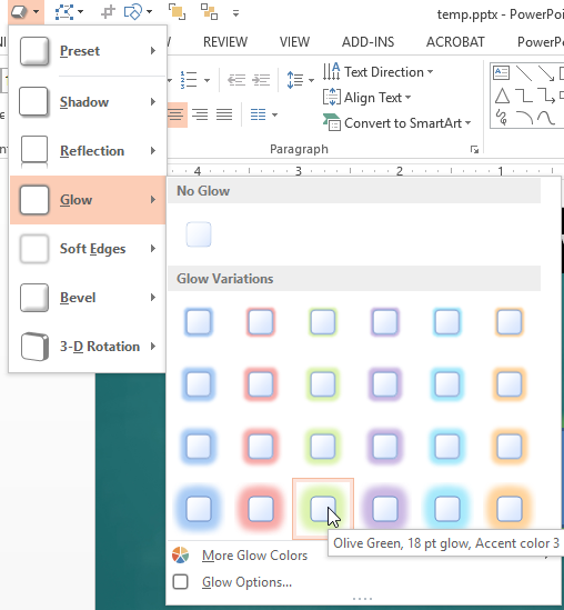Syncing of glow changes glow color · Issue #1692 · PowerPointLabs/PowerPointLabs · GitHub