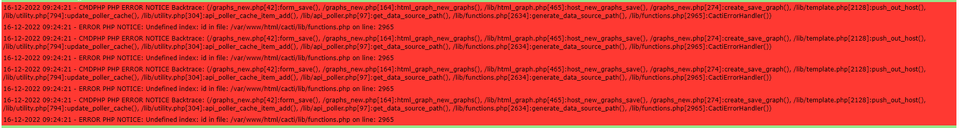 After Update 1220 To 1222 Cmdphp Php Error Create Graph · Issue 5093 · Cacticacti · Github