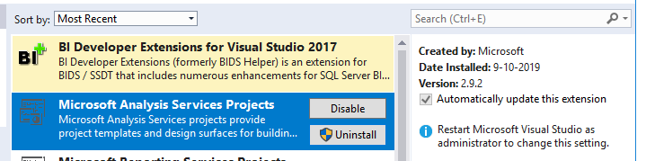 Entry point not found. "tabular actions editor" · Issue #80 · BIDeveloperExtensions ...