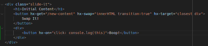 swapError with hx-on and hx-swap="innerHTML" · Issue #1368 · bigskysoftware/htmx · GitHub