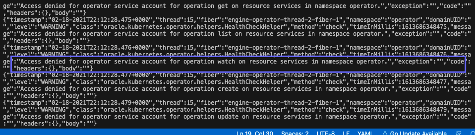 Problems With The Service Account · Issue 2209 · Oracle Weblogic Kubernetes Operator · Github