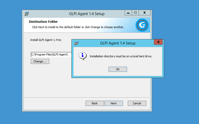 Error Installing Agent On Windows · Issue 414 · Glpi Projectglpi 