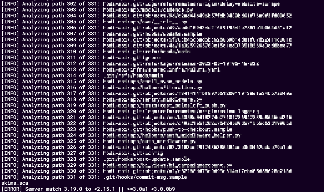 Error: "Semver match 3.19.0 to =3.0a1